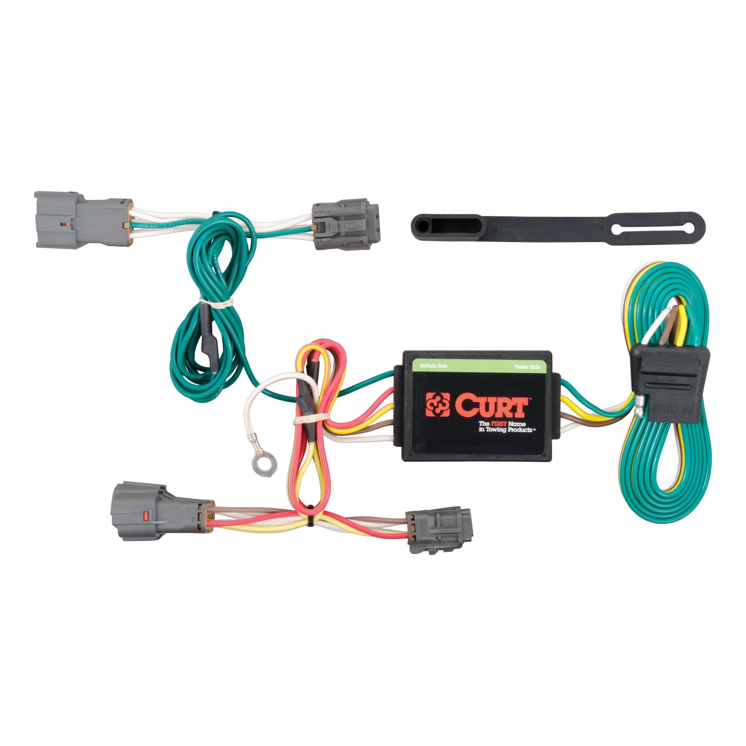 CURT 56222 Vehicle-Side Custom 4-Pin Trailer Wiring Harness, Fits Sele ...